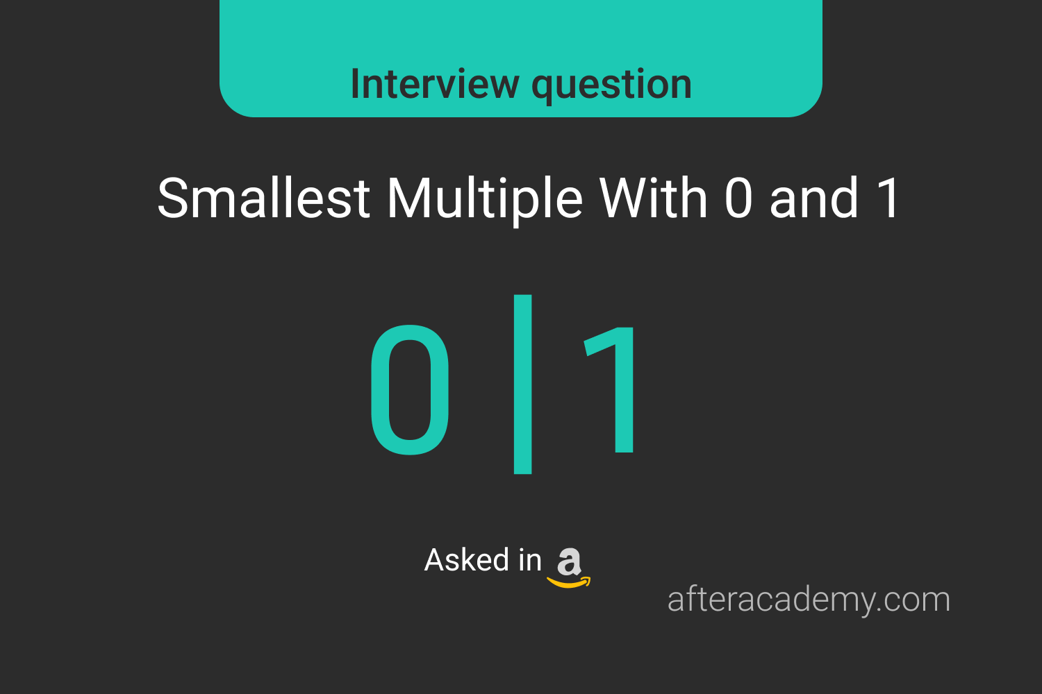 Smallest Multiple With 0s And 1s