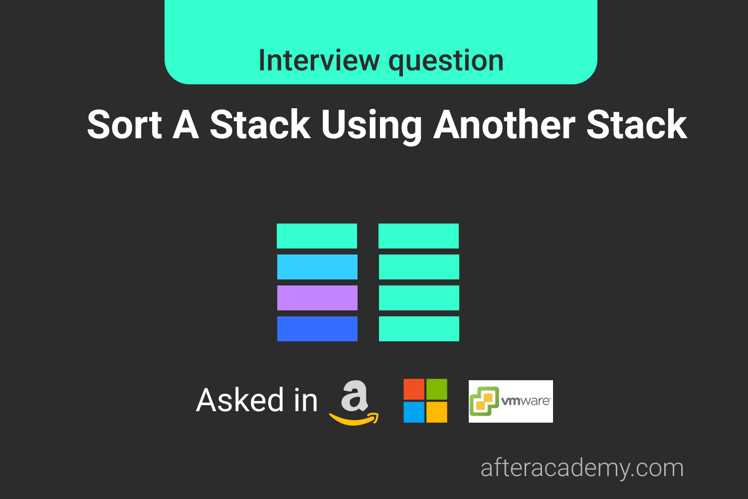 Sort A Stack Using Another Stack